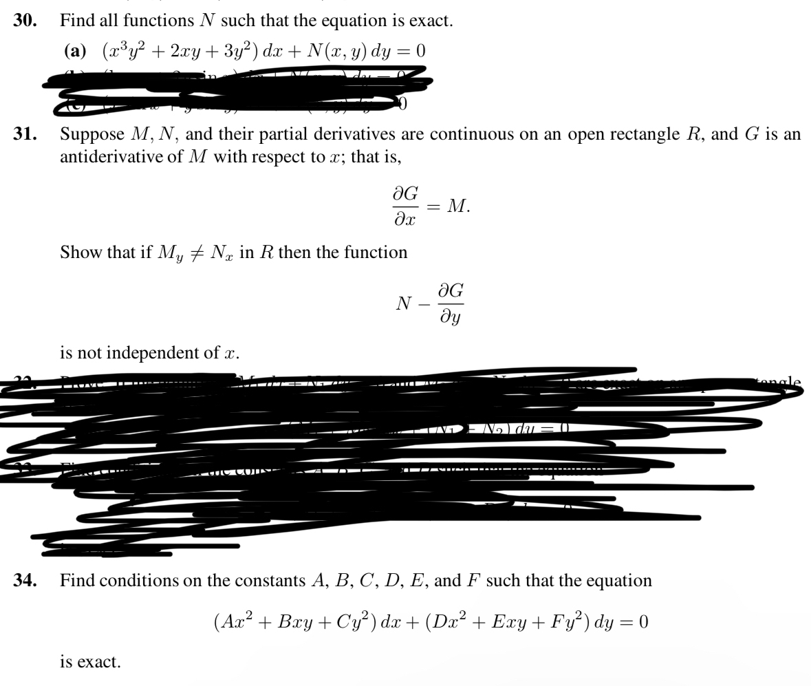 Solved Find conditions on the constants A,B,C,D,E, ﻿and F | Chegg.com