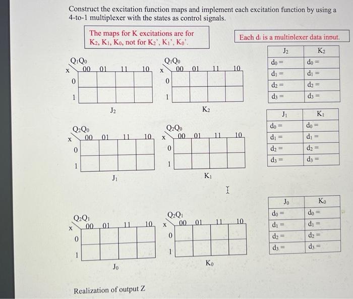 Solved Construct the excitation function maps and implement | Chegg.com