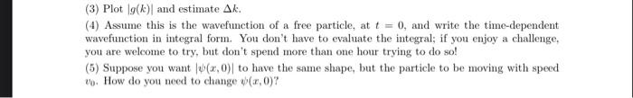 Solved Problem 1 Consider The Following Wavefunction X0 4764