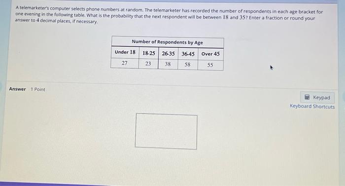 Solved A telemarketer's computer selects phone numbers at | Chegg.com