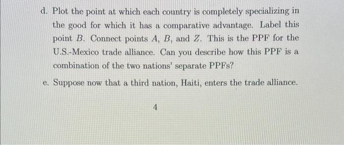 Solved In the last problem, you created PPFs for the United | Chegg.com
