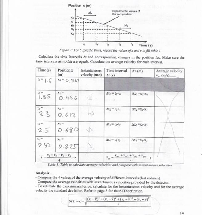 Solved LABORATORY 2 - Measuring velocity Objective of this | Chegg.com