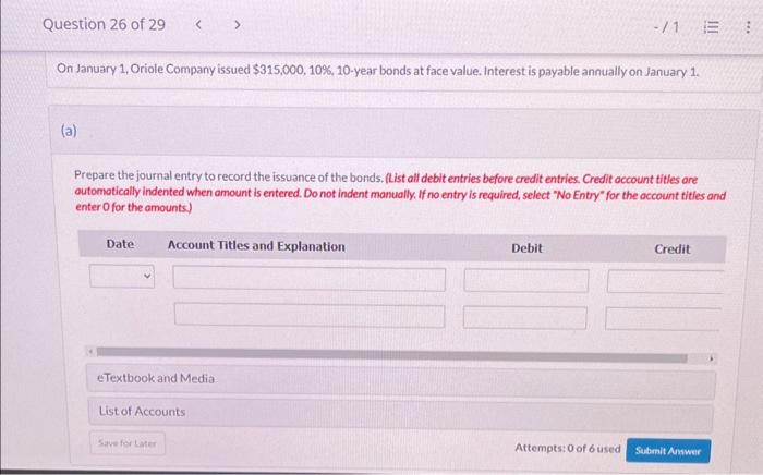 Solved On January 1, Oriole Company issued | Chegg.com