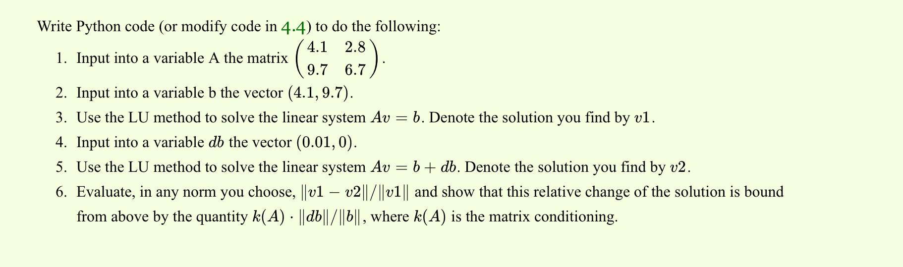 Solved Write Python code (or modify code in 4.4 ) to do the | Chegg.com