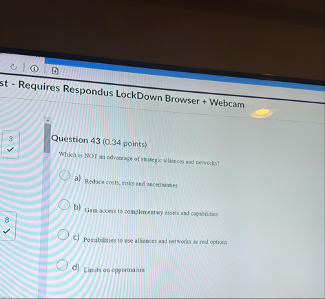 Solved st - ﻿Requires Respondus LockDown Browser | Chegg.com