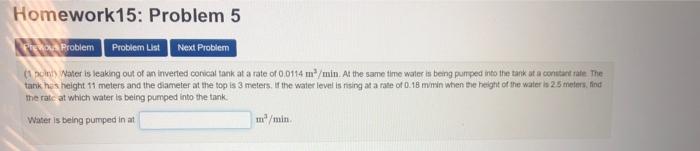 Solved Homework15: Problem 5 PREMA Problem Problem List Next | Chegg.com