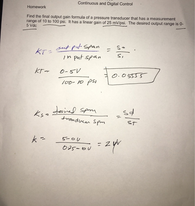 Solved Continuous and Digital Control Homework Find the | Chegg.com