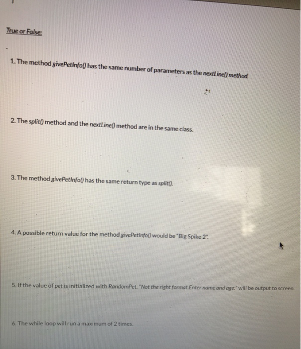 Solved Assuming The Code Fragment Given Below Is Part Of 