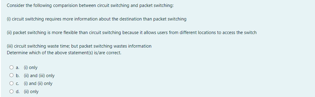 Solved Which of the following technologies is/are used in | Chegg.com