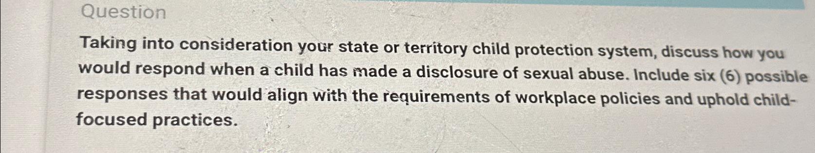 Solved QuestionTaking into consideration your state or | Chegg.com