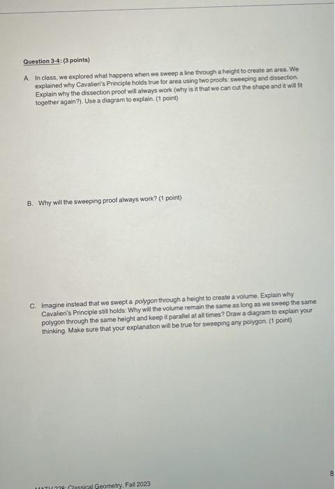 Solved A. In class, we explored what happens when we sweep a | Chegg.com