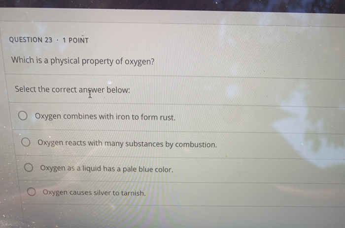 Solved QUESTION 23 1 POINT Which Is A Physical Property Of Chegg solved-question-23-1-point-which-is-a-physical-property-of-chegg
