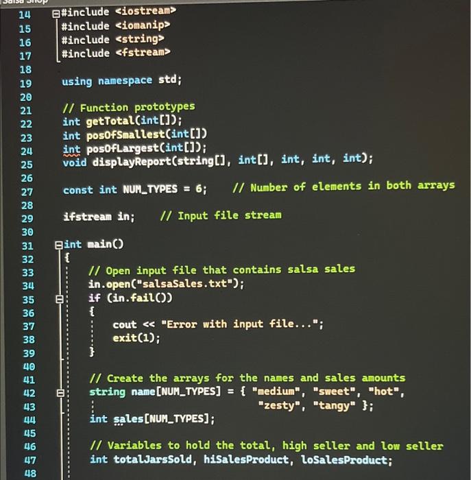 Solved A maker of chips and salsa keeps track of their sales | Chegg.com