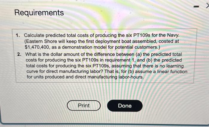 Solved Data tableRequirements 1. Calculate predicted total | Chegg.com