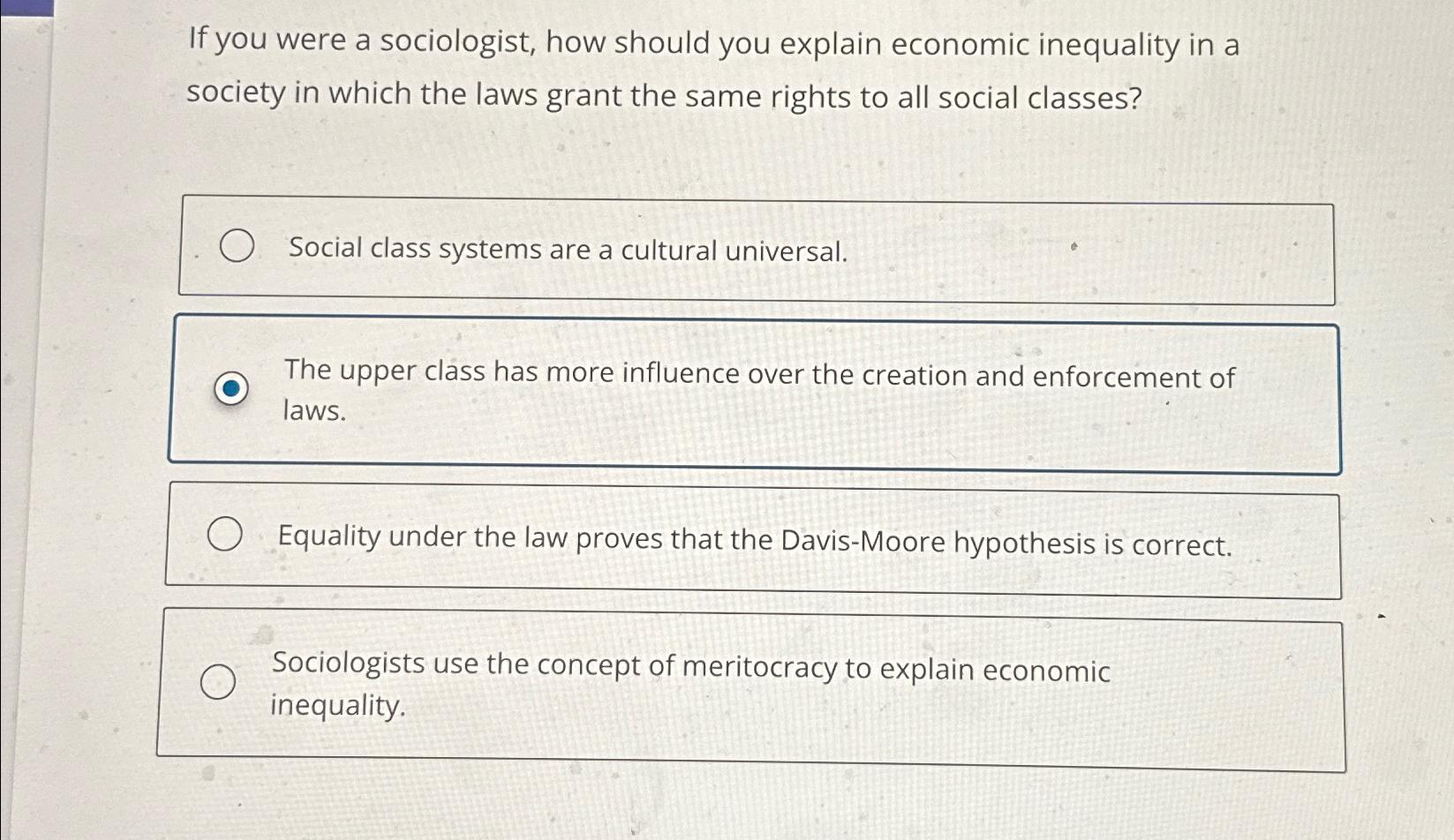 Solved If you were a sociologist, how should you explain | Chegg.com