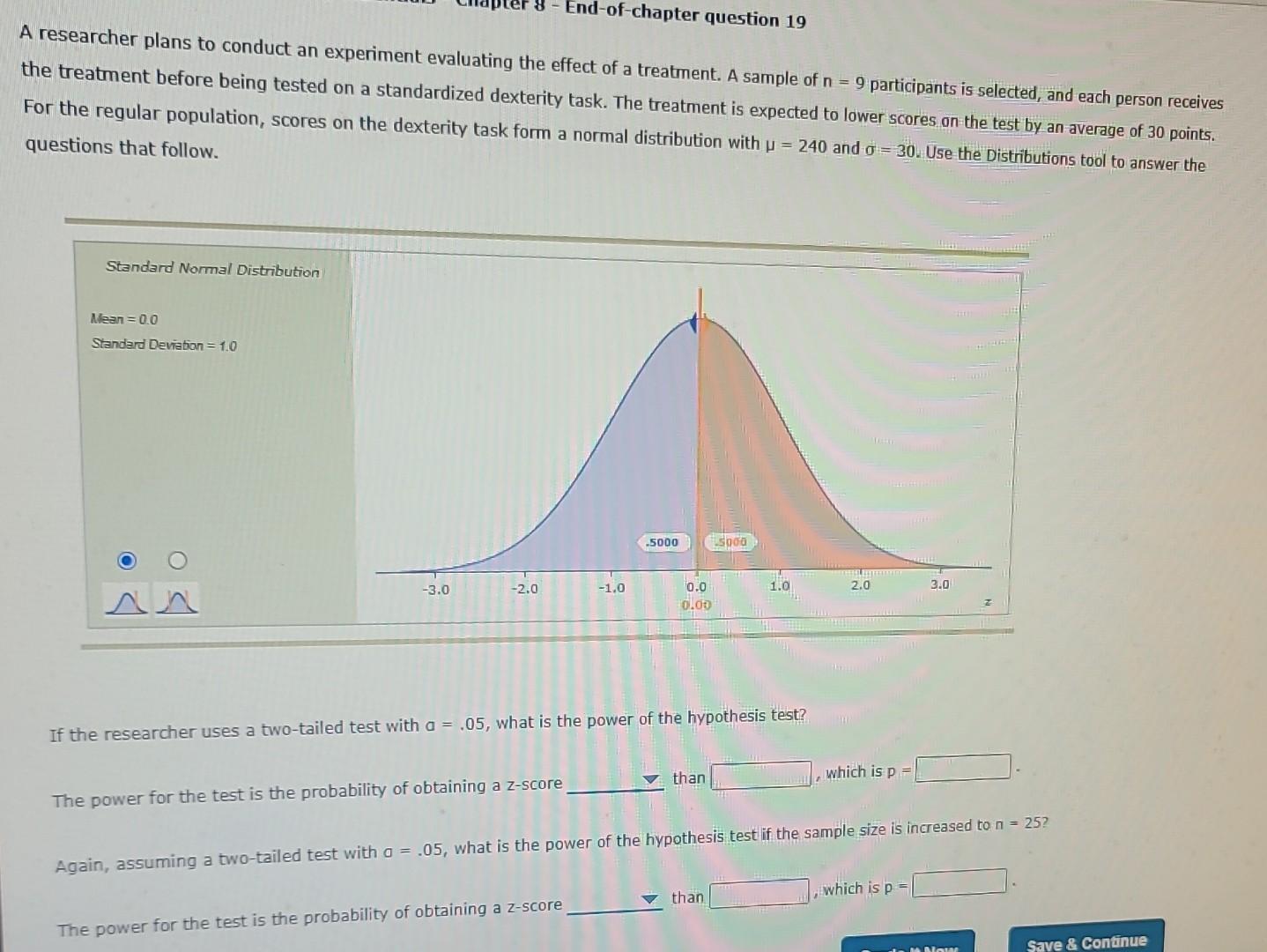 Solved A researcher plans to conduct an experiment | Chegg.com