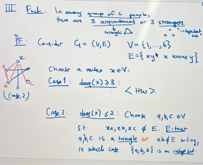 Solved Defn. If G=(V,E) is a graph, a subset S⊆V is called a | Chegg.com