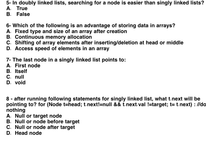 Solved 1- in circular singly linked list, previous pointer | Chegg.com