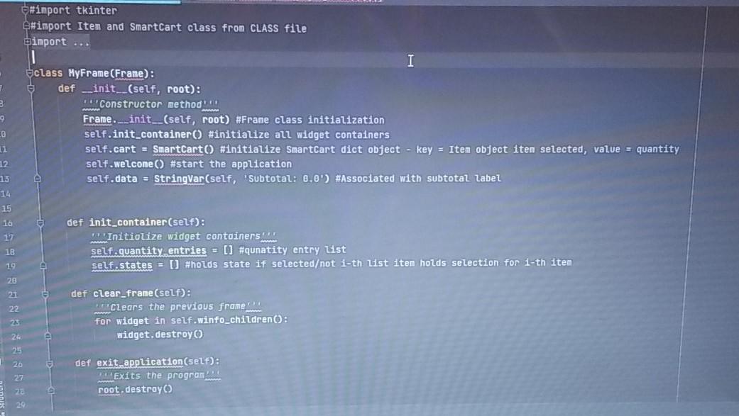 Description We will design a simple user cart for a | Chegg.com