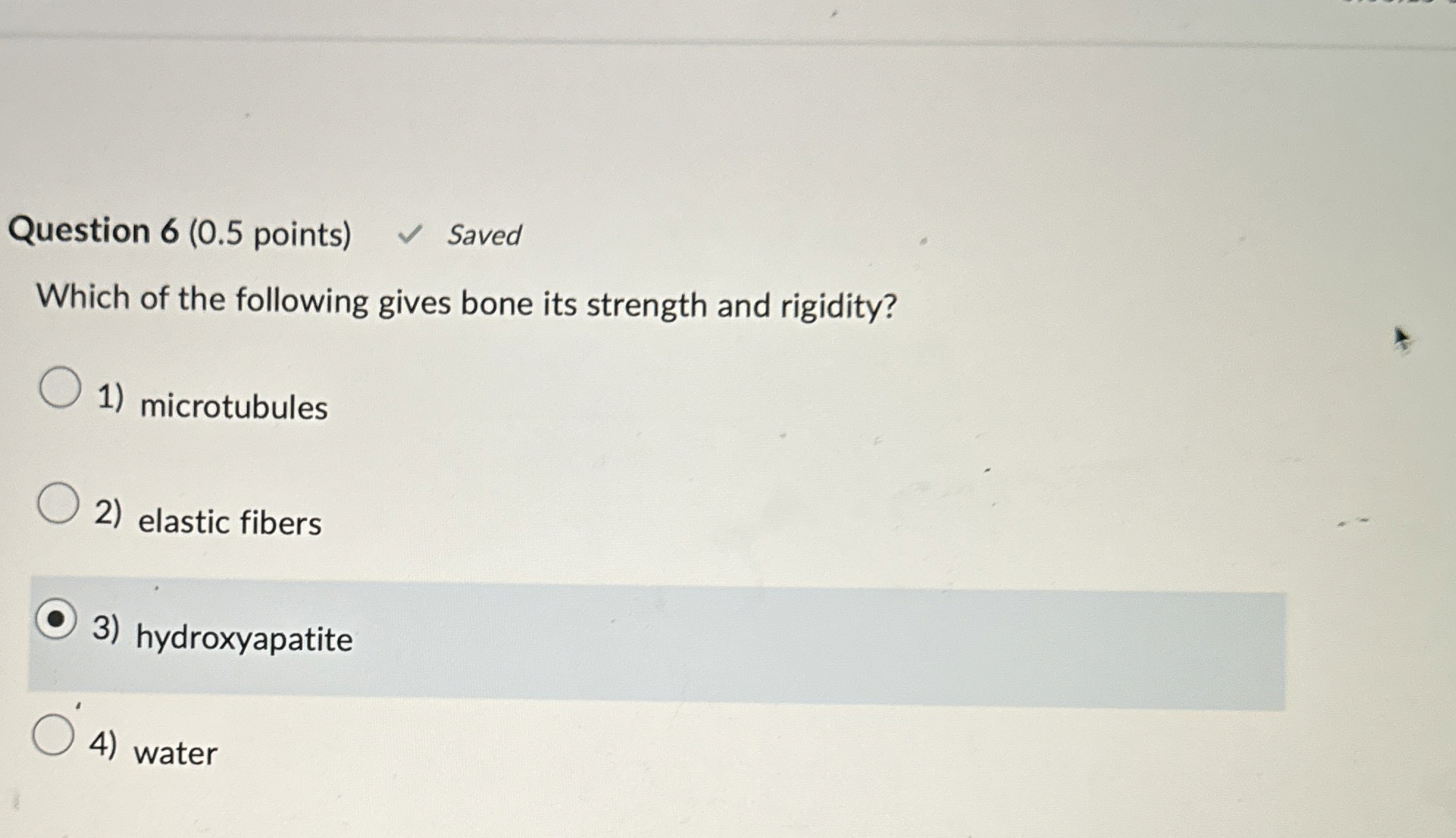 Solved Question 6 ( 0.5 ﻿points)Which of the following gives | Chegg.com