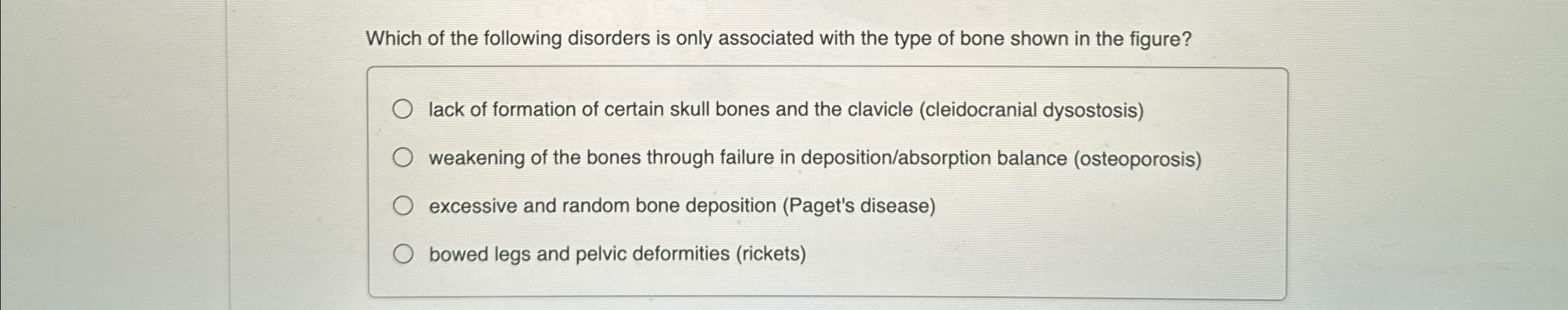 Solved Which of the following disorders is only associated | Chegg.com