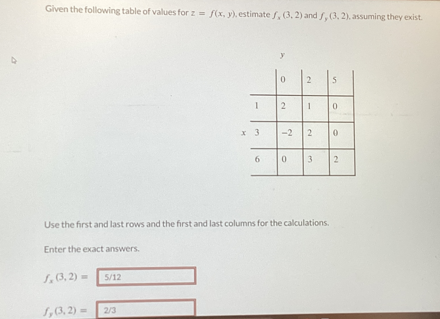 Solved (It wants me to use the first and last colums and | Chegg.com
