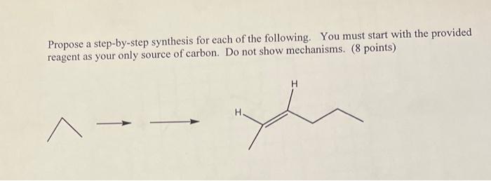 Solved Propose a step-by-step synthesis for each of the | Chegg.com