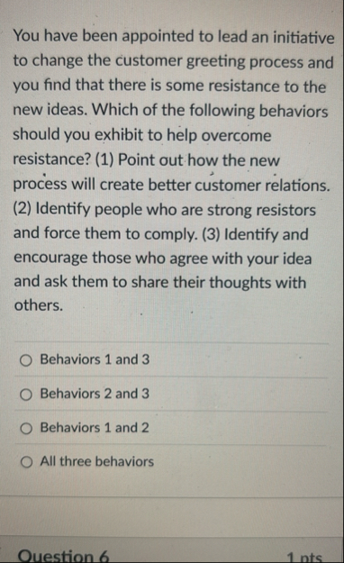Solved You have been appointed to lead an initiative to | Chegg.com