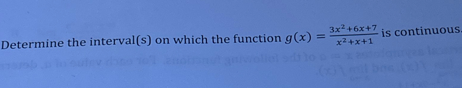Solved Determine the interval(s) ﻿on which the function | Chegg.com