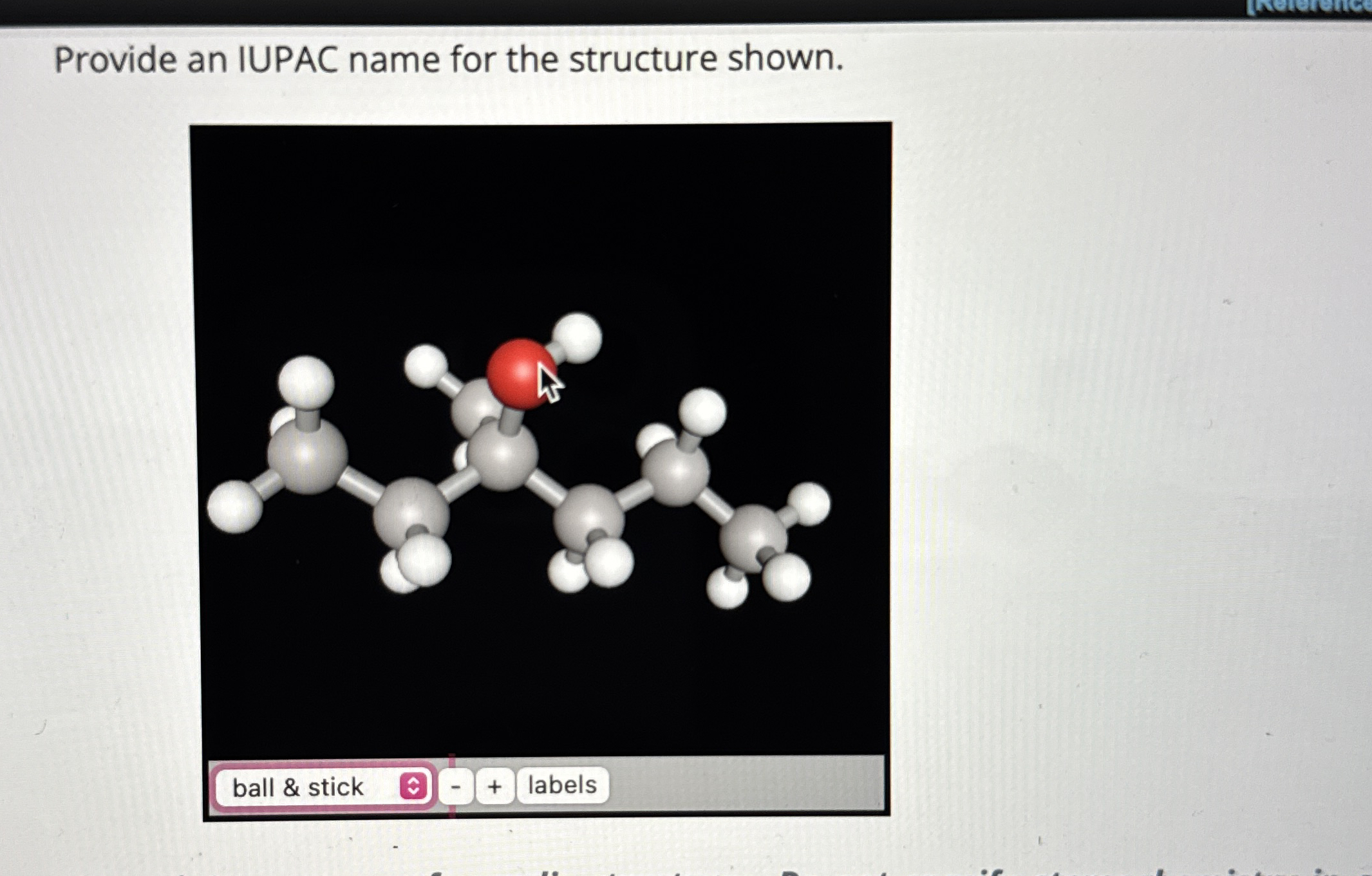 Provide an IUPAC name for the structure shown. | Chegg.com