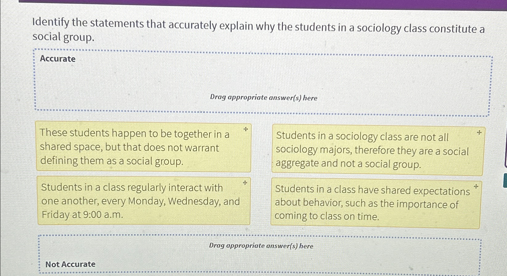 Solved Identify the statements that accurately explain why | Chegg.com