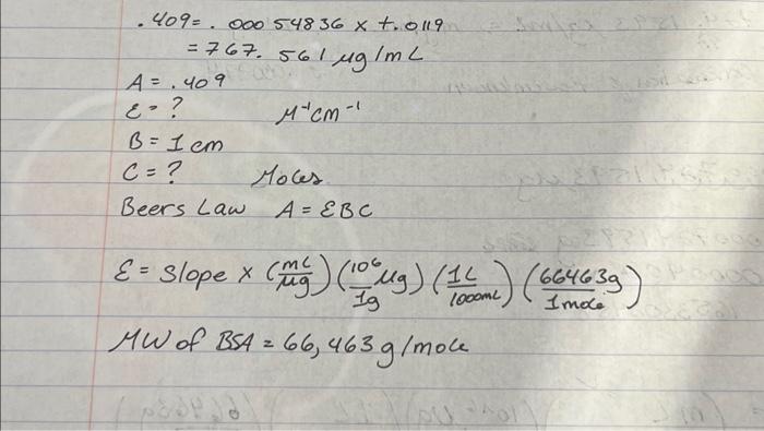 Solved I need to convert 767.561 ug/ml to moles to calculate | Chegg.com