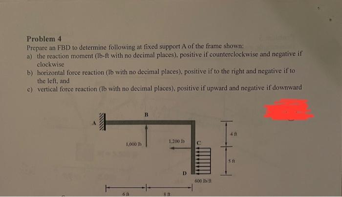 Solved Problem 4 Prepare An Fbd To Determine Following At