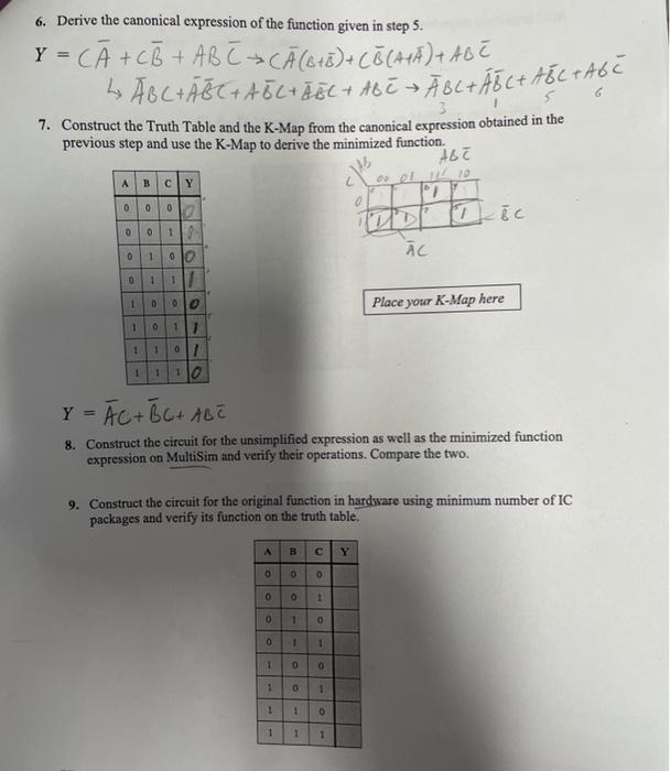 Solved Lab #4: Logic Minimization Objectives: Upon | Chegg.com
