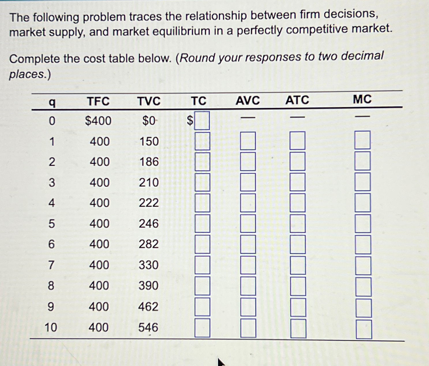 Solved The following problem traces the relationship between | Chegg.com