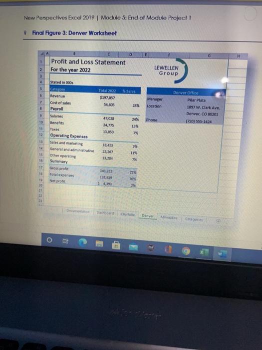 Lewellen Group GENERATE REPORTS FROM MULTIPLE | Chegg.com