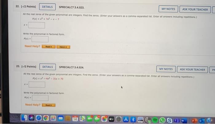Solved webion.net ASSIGNMENT 4-math 1011, section AA sering | Chegg.com