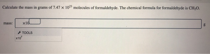 Solved Calculate the mass in grams of 7.47 % 10% molecules | Chegg.com