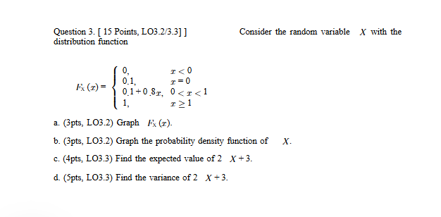 Solved Question 3. [ 15 ﻿Points, | Chegg.com