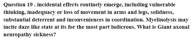 Solved Question 19. incidental effects routinely emerge, | Chegg.com