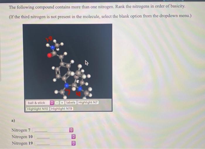 The following compound contains more than one | Chegg.com