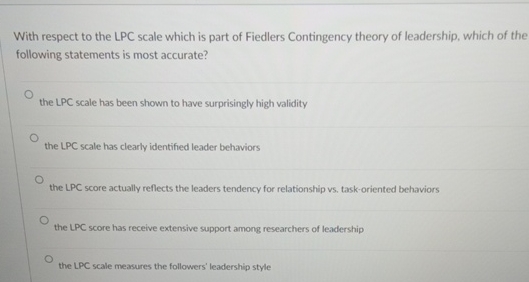 Solved With respect to the LPC scale which is part of | Chegg.com Solved With respect to the LPC scale which is part of | Chegg.com