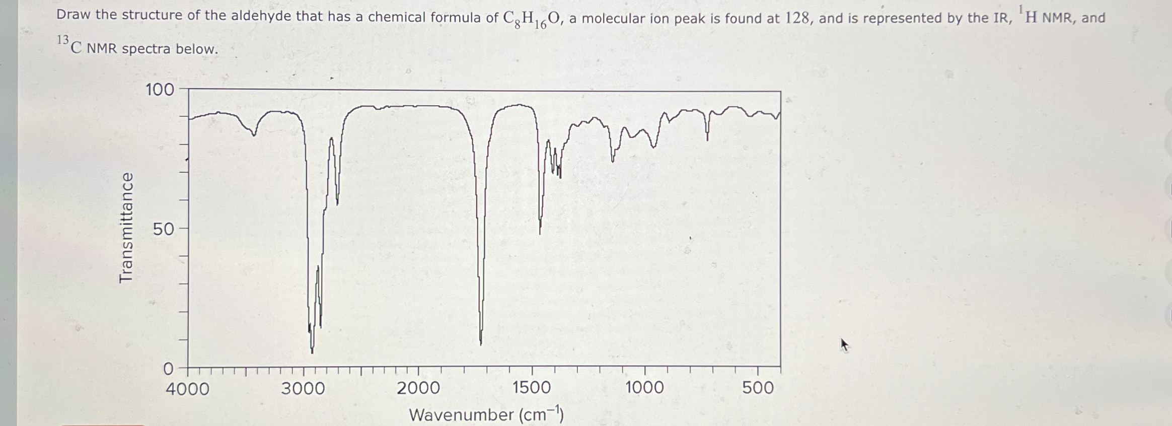 Solved Draw the structure of the aldehyde that has a | Chegg.com