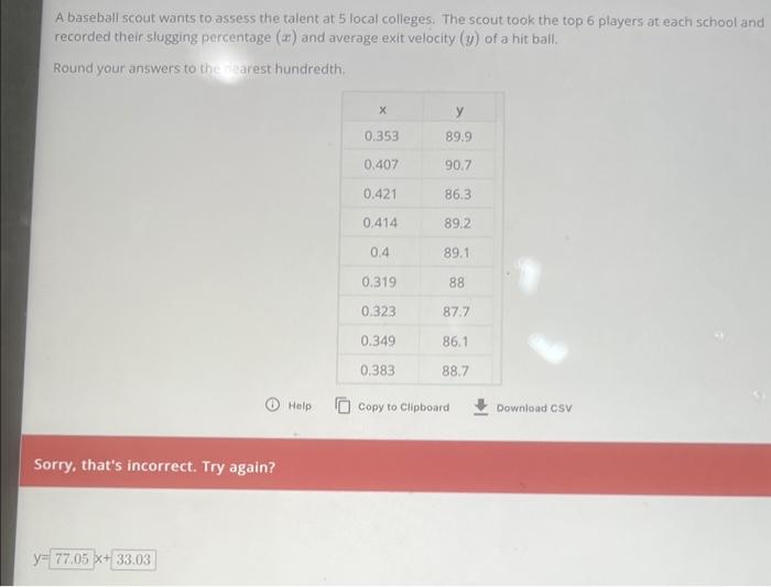 Solved A baseball scout wants to assess the talent at 5 | Chegg.com Solved A baseball scout wants to assess the talent at 5 | Chegg.com