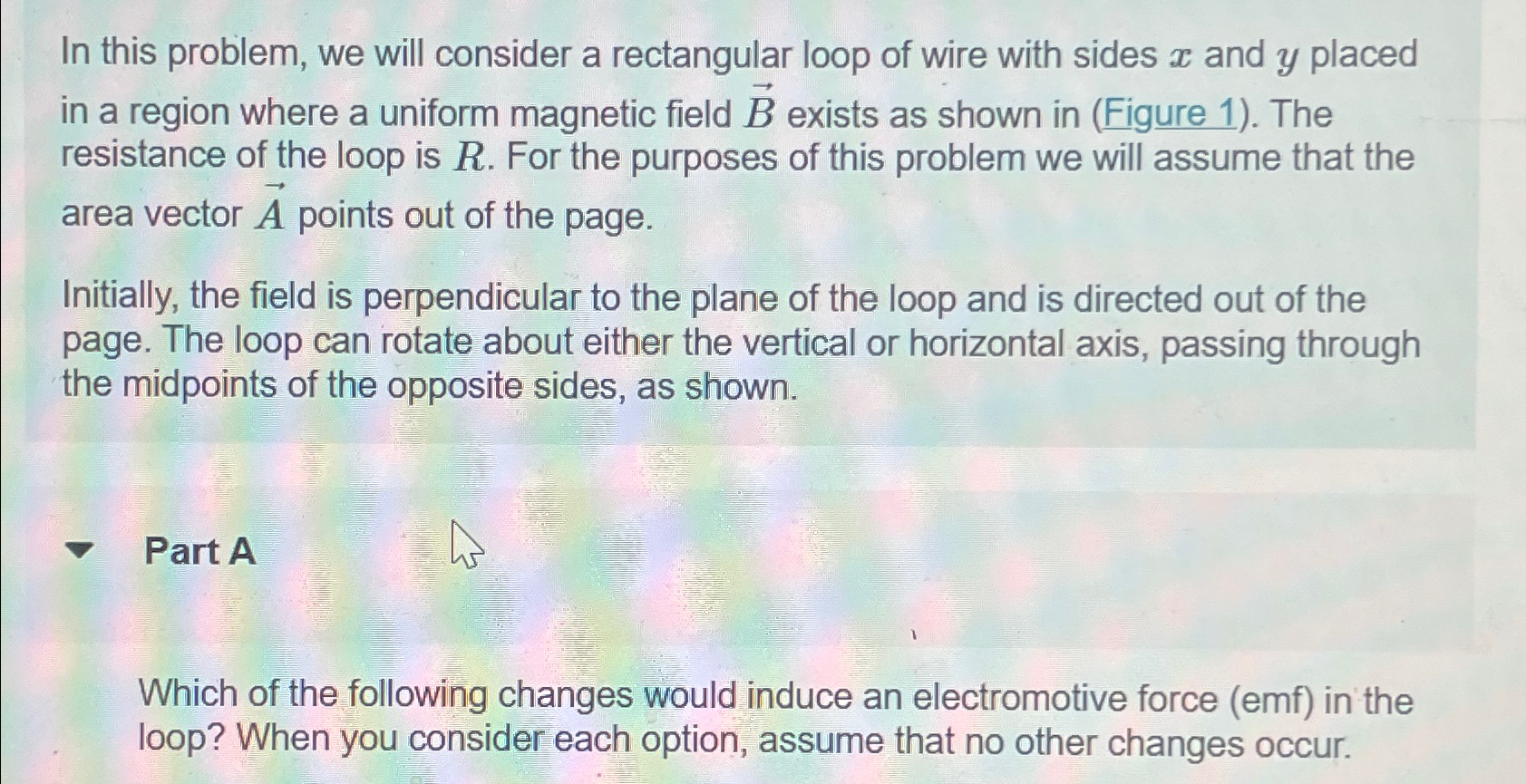 In this problem, we will consider a rectangular loop | Chegg.com