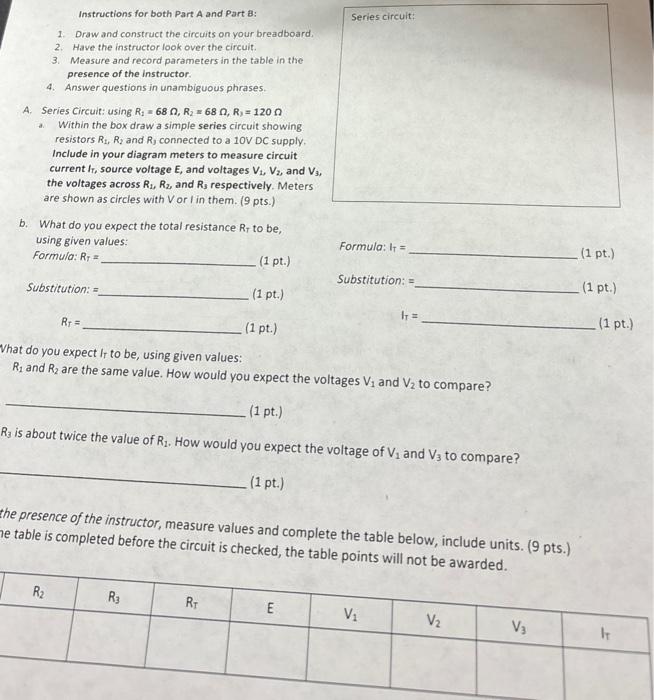 Solved Instructions for both Part A and Part B: 1. Draw and | Chegg.com