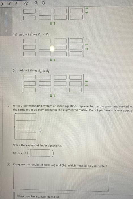 Solved ⎣⎡7−3313−561−11−379−17⎦⎤ (a) Perform the row | Chegg.com