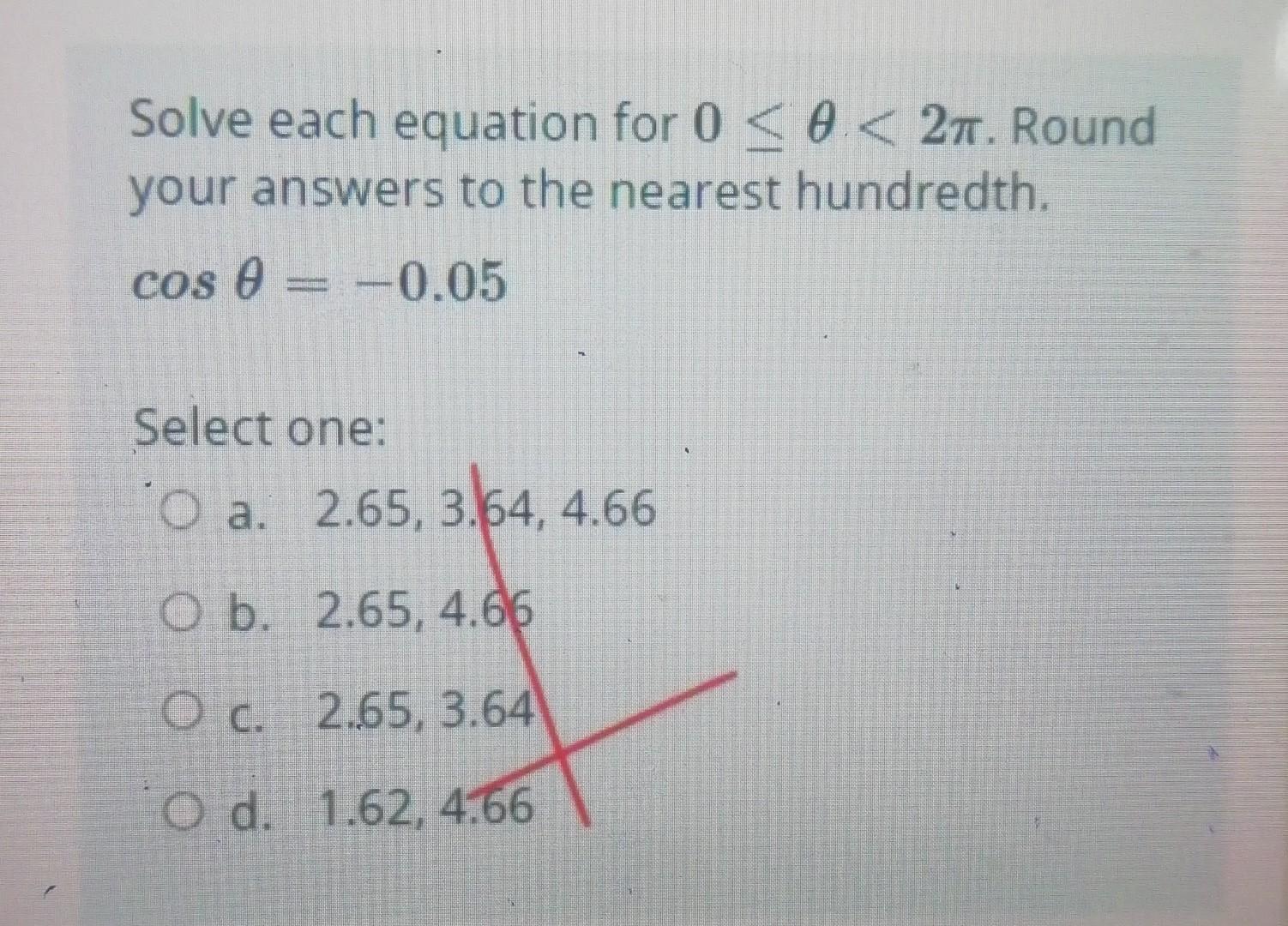 Solved Solve each equation for 0≤θ
