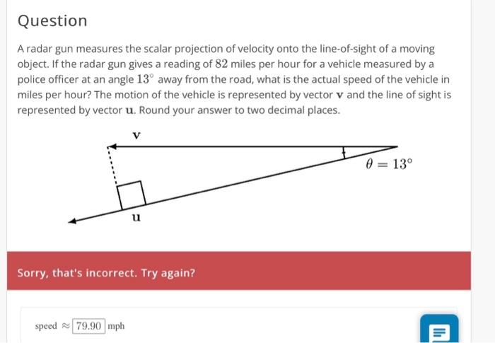 Solved calculus 3 problem, applications of dot product | Chegg.com