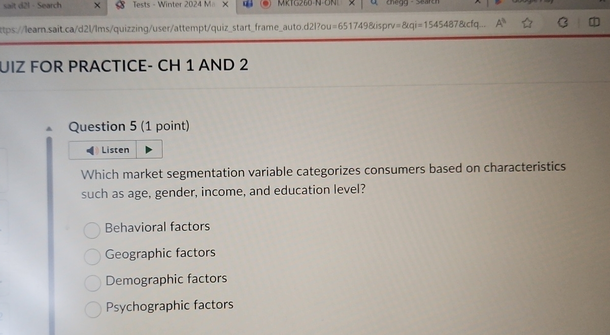 Solved UIZ FOR PRACTICE- ﻿CH 1 ﻿AND 2Question 5 (1 | Chegg.com